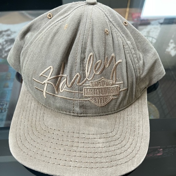 Harley-Davidson | Accessories | Vtg Harley Davidson Light Brown ...